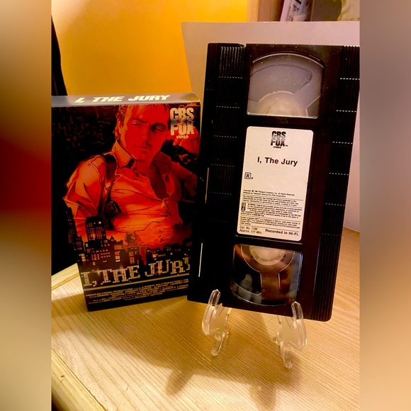 Media | I The Jury 1983 Cbs Fox Vhs Drawer Case First Release Very Rare ...